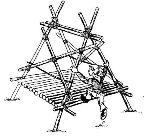 Bridge/Climbing Frame | Pioneering Made Easy